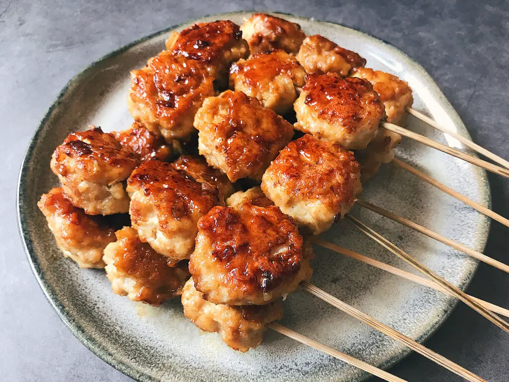“Tori Q” Chicken Balls Yakitori - Kitchen (Mis)Adventures