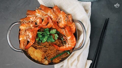 Prawn Tang Hoon (Prawn Vermicelli) - Kitchen (Mis)Adventures