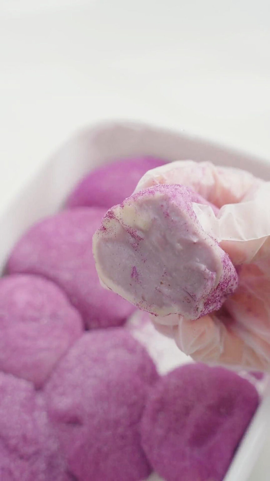 Taro Mochi Recipe With Taro Filling - Kitchen (Mis)Adventures