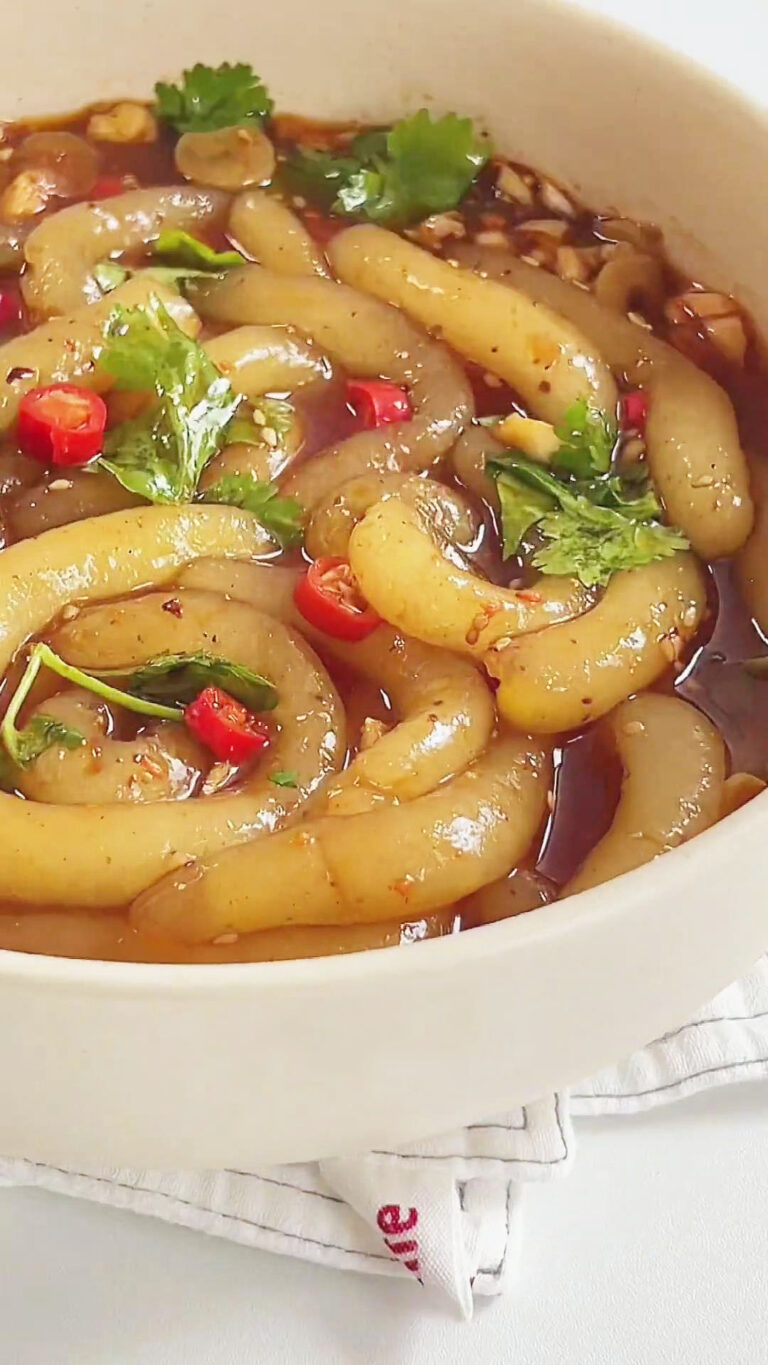 Chewy And Spicy Potato Noodles Recipe - Kitchen (Mis)Adventures