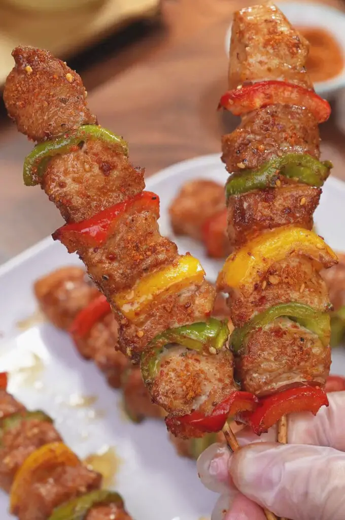 Air-Fried Chinese Chicken On A Stick - Kitchen (Mis)Adventures