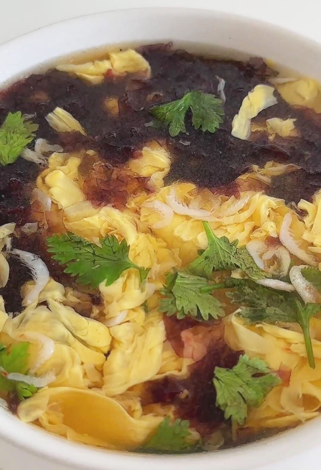 Comforting Seaweed Egg Drop Soup - Kitchen (Mis)Adventures