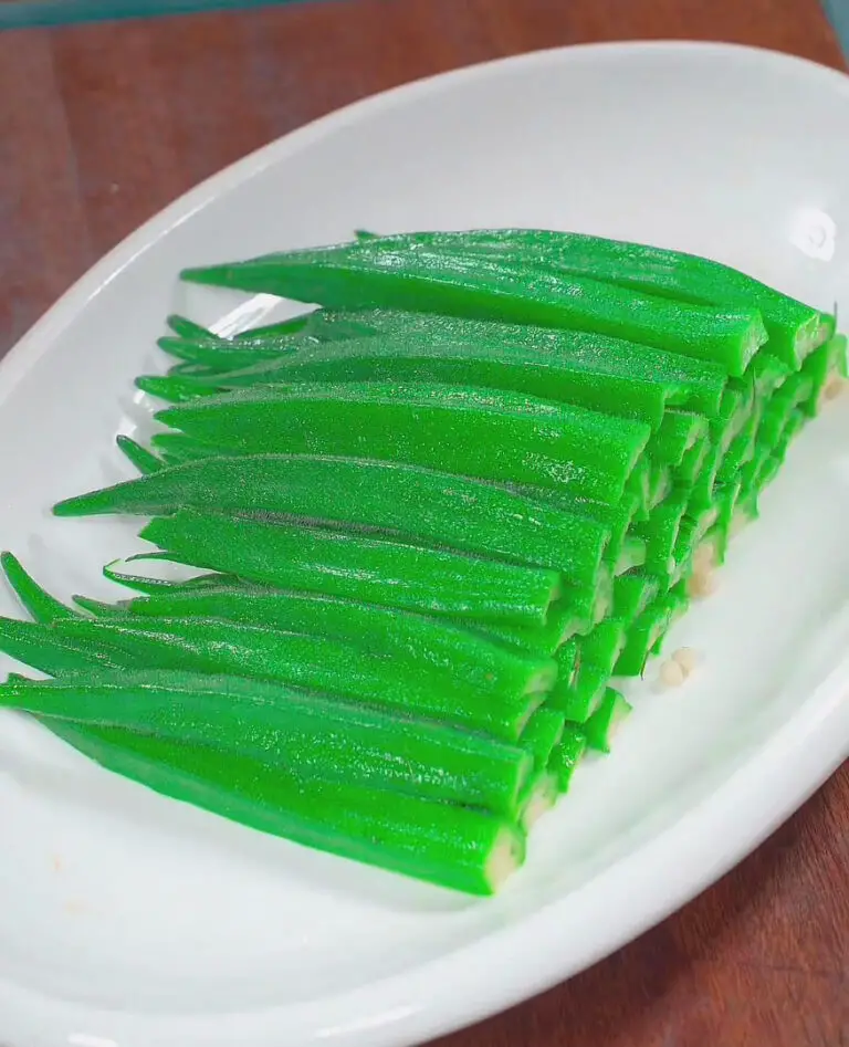 Boiled Okra With Spicy Savory Sauce - Kitchen (Mis)Adventures