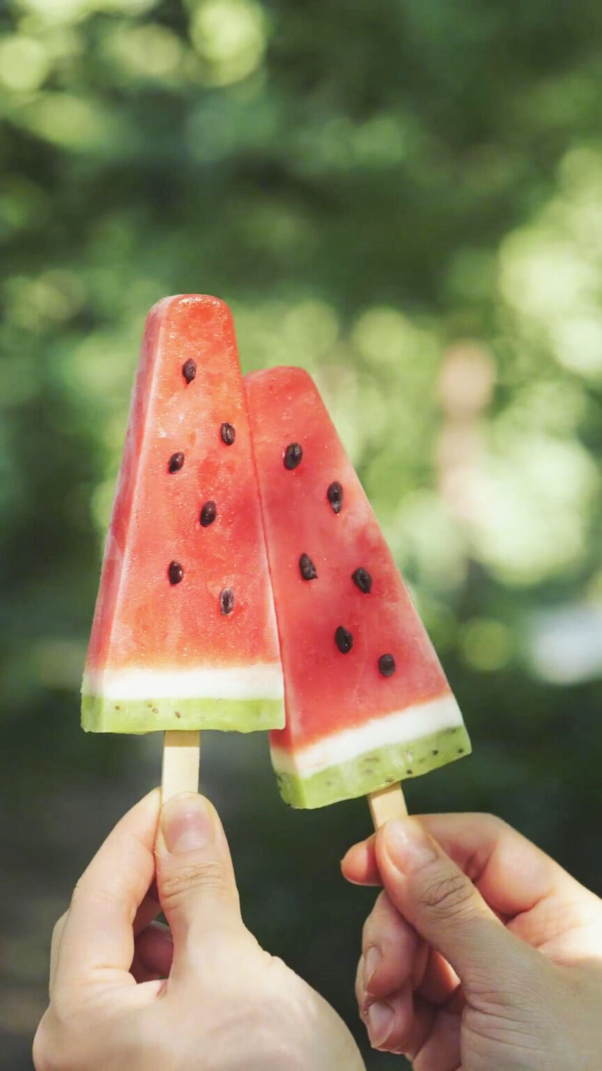Watermelon Popsicles Recipe (With Yogurt & Kiwi) - Kitchen (Mis)Adventures
