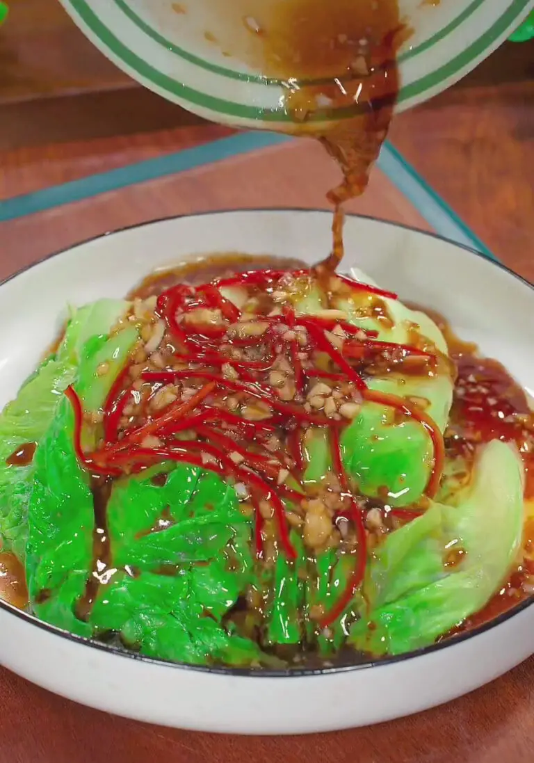 Cooked Lettuce With A Garlicky Dressing - Kitchen (Mis)Adventures