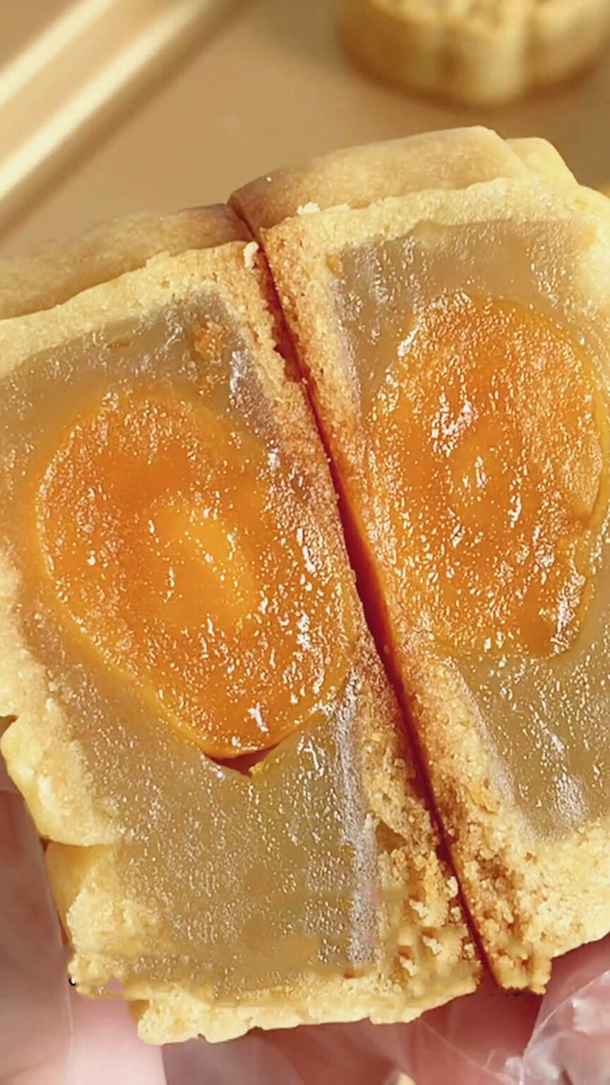 Mooncakes With Egg Yolk And Lotus Paste - Kitchen (Mis)Adventures